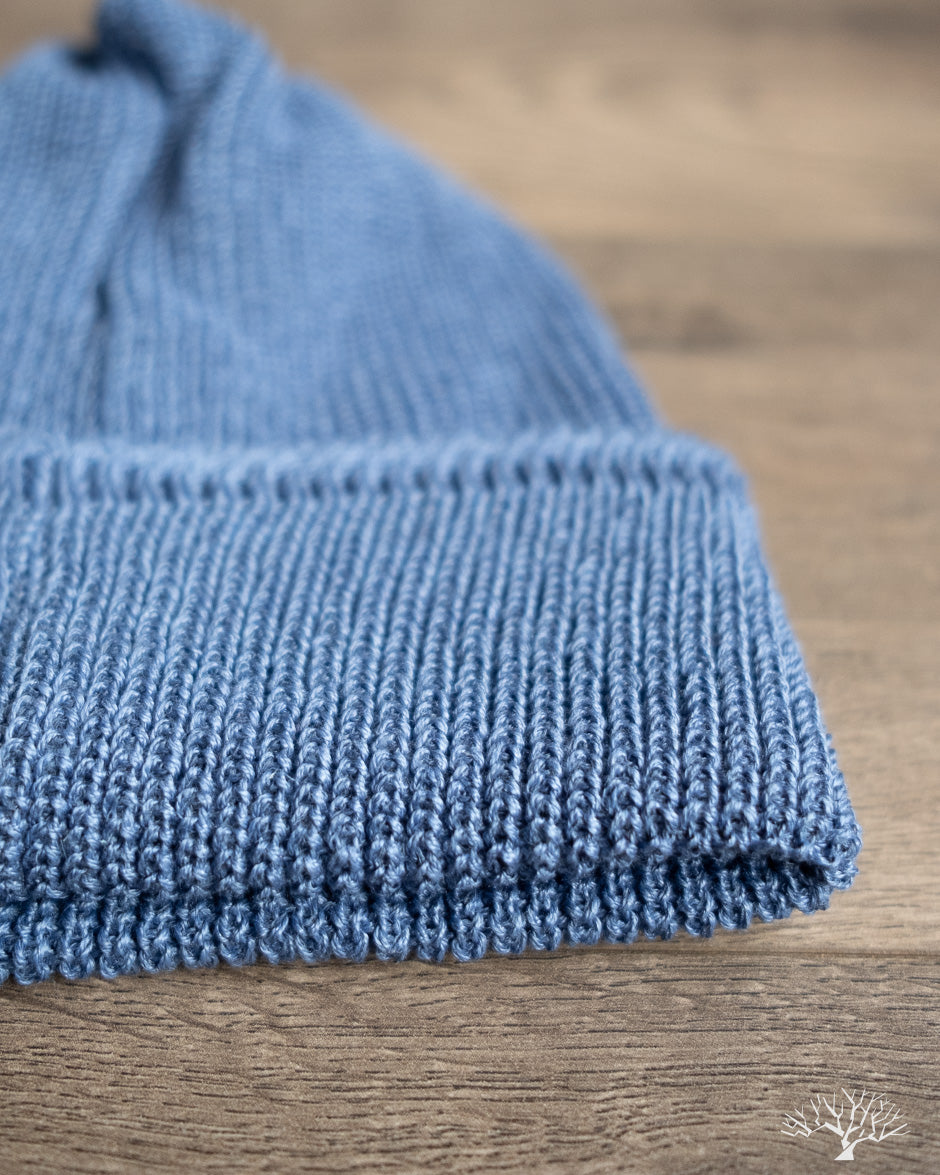 Câbleami - Linen Waffle Watch Cap - Lt. Blue – Withered Fig