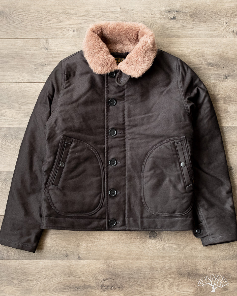 Iron Heart - IHM-35-BLK - Whipcord N1 Deck Jacket - Black – Withered Fig