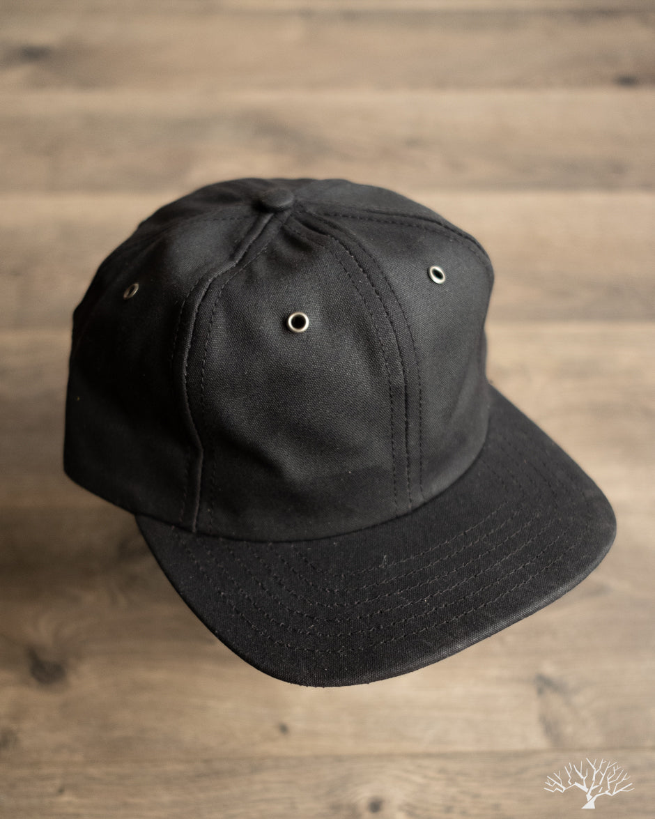 Dehen 1920 - Waxed Canvas Baseball Cap - Olive – Withered Fig
