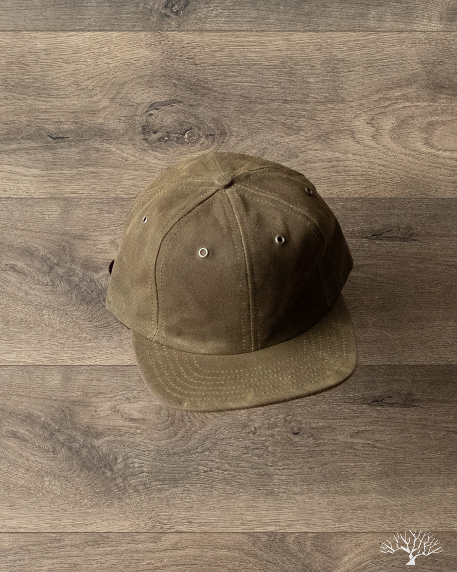 Dehen 1920 - Waxed Canvas Baseball Cap - Olive – Withered Fig