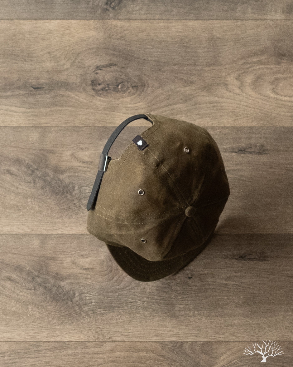 Dehen 1920 - Waxed Canvas Baseball Cap - Olive – Withered Fig