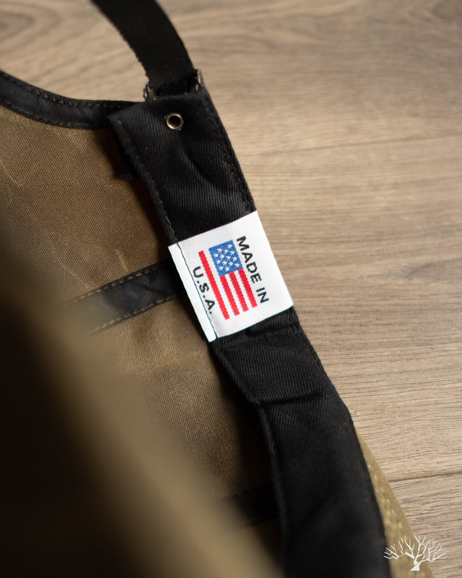 Dehen 1920 - Waxed Canvas Baseball Cap - Olive – Withered Fig