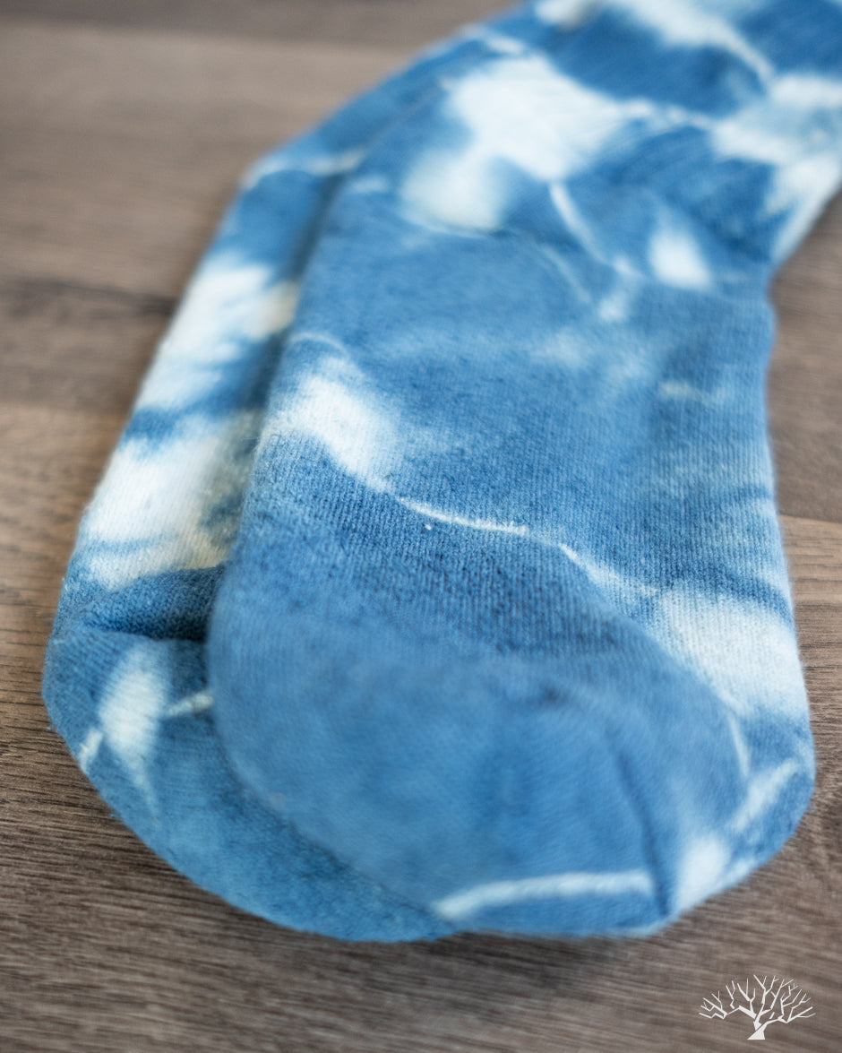 American Trench - Retro Crew Sock - Indigo Dyed – Withered Fig