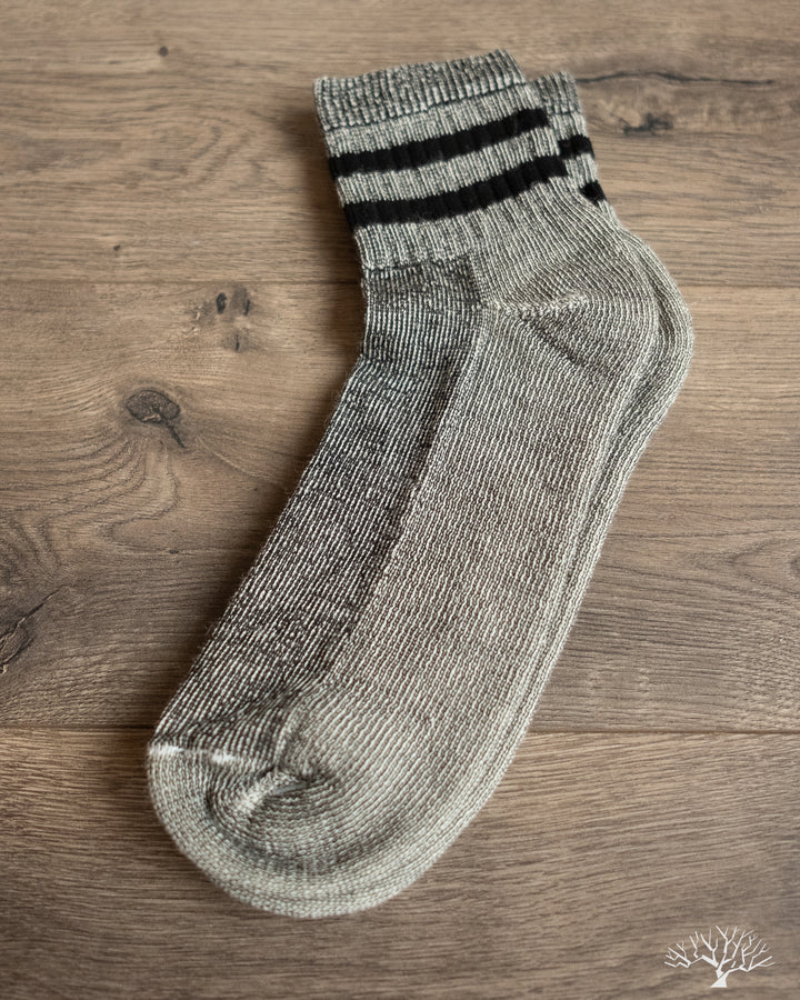 American Trench - Merino Activity Quarter Crew Sock - Grey – Withered Fig
