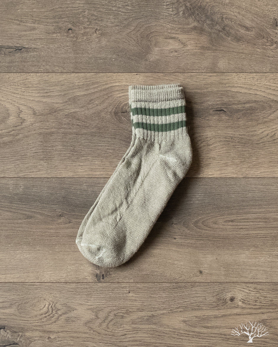 American Trench - Merino Activity Quarter Crew Sock - Moss – Withered Fig