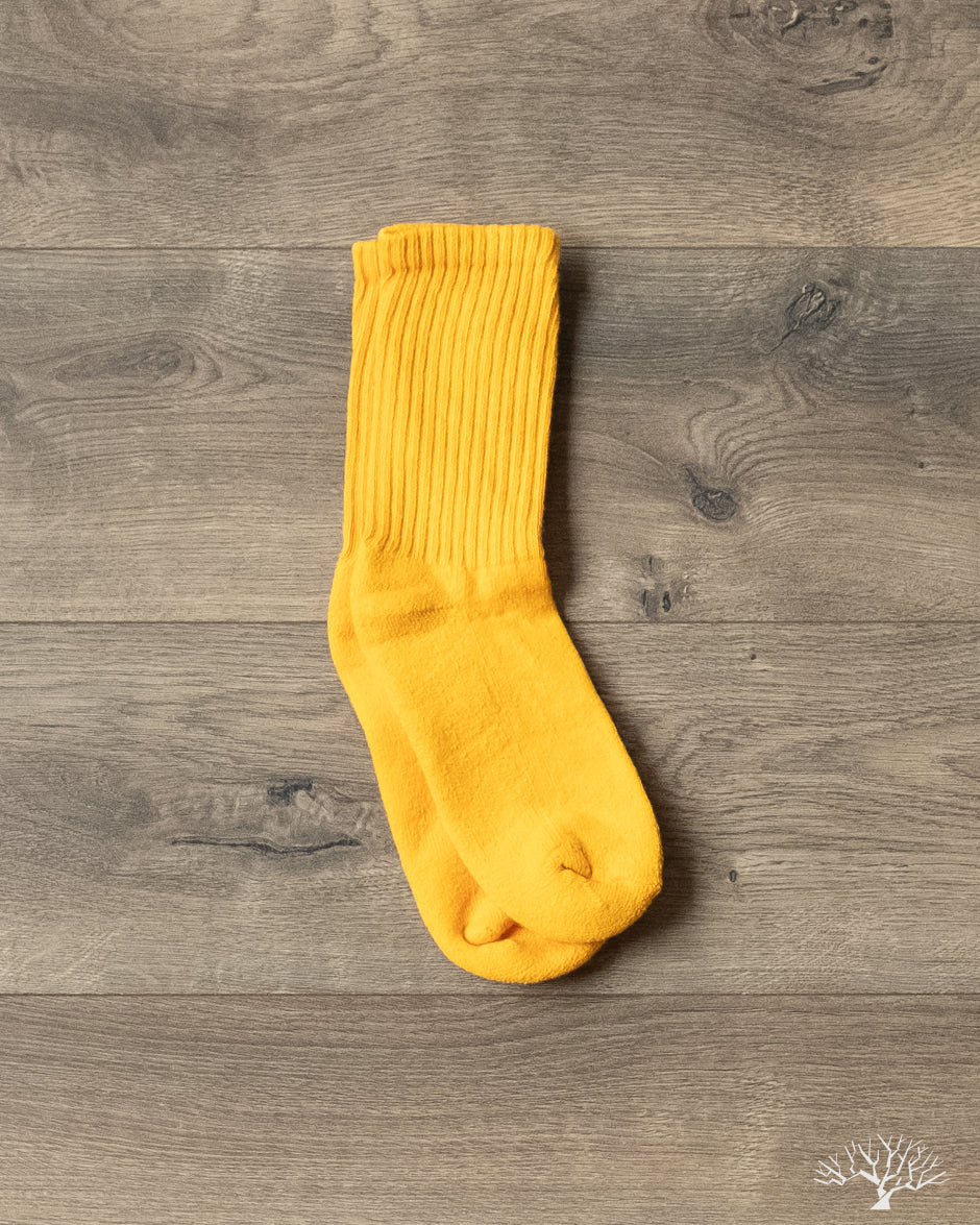 American Trench - The Solids Crew Sock - Gold – Withered Fig