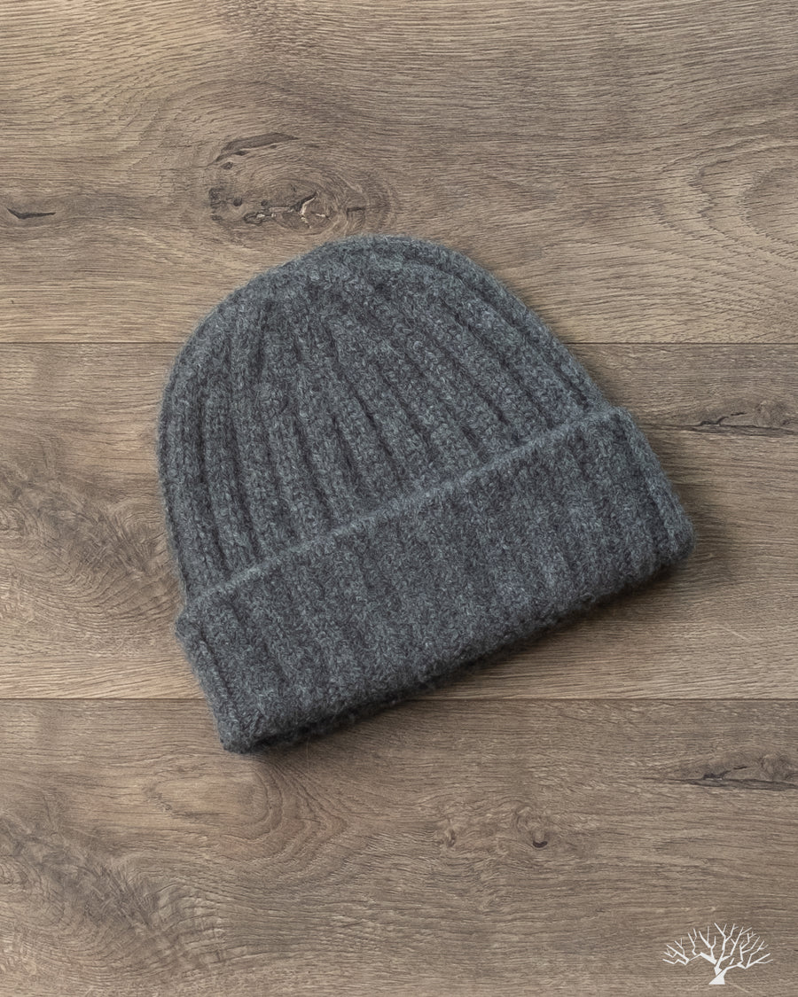 Câbleami - Cashmere 2x2 Rib Watch Cap - Black – Withered Fig