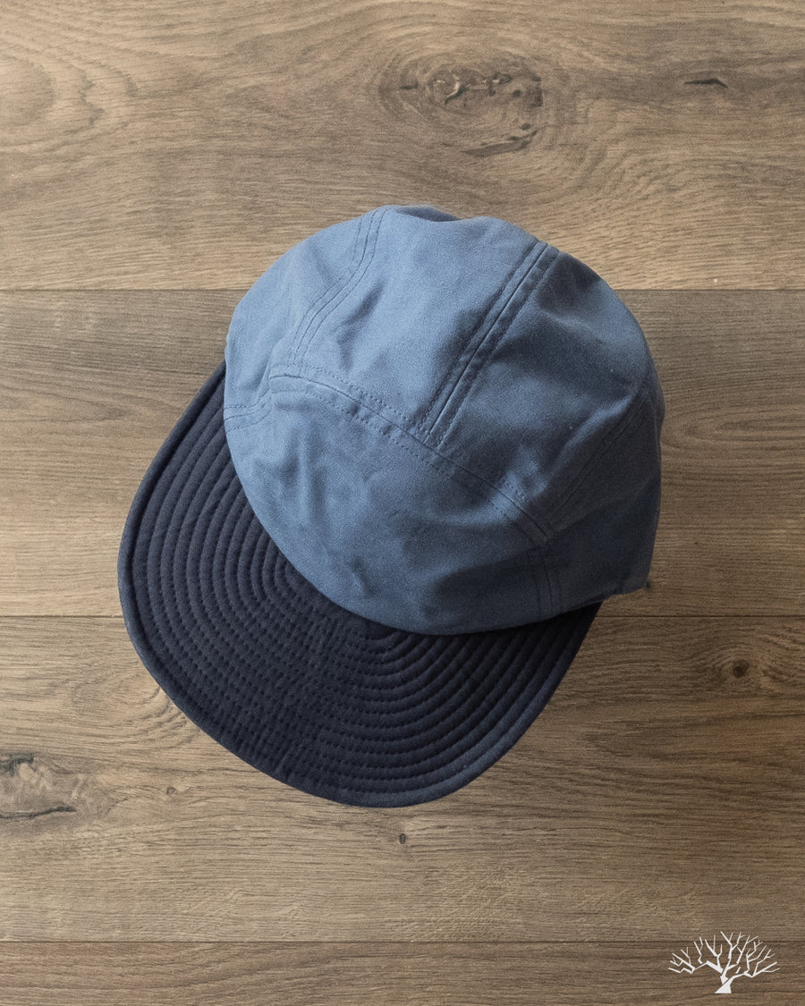 Câbleami - Light Back Satin Soft Bill Cap - Blue x Navy – Withered Fig
