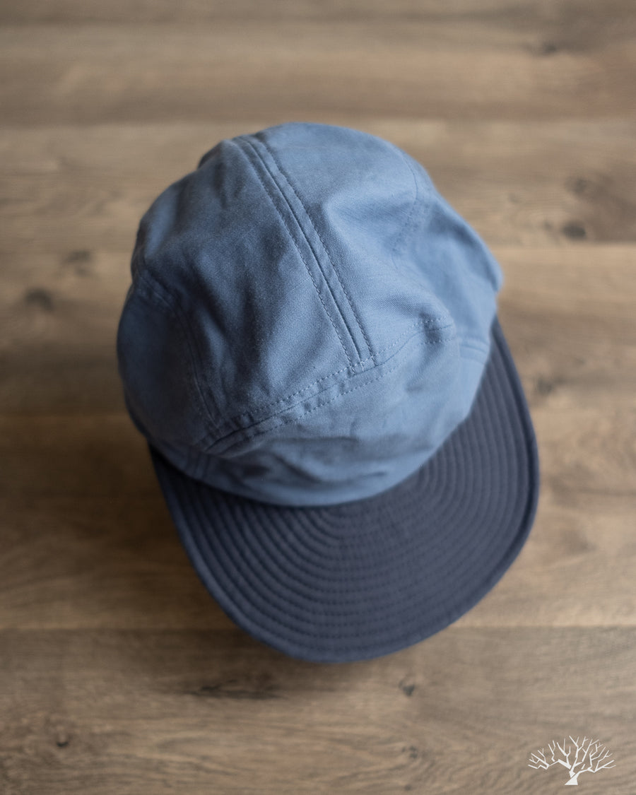 Câbleami - Light Back Satin Soft Bill Cap - Blue x Navy – Withered Fig