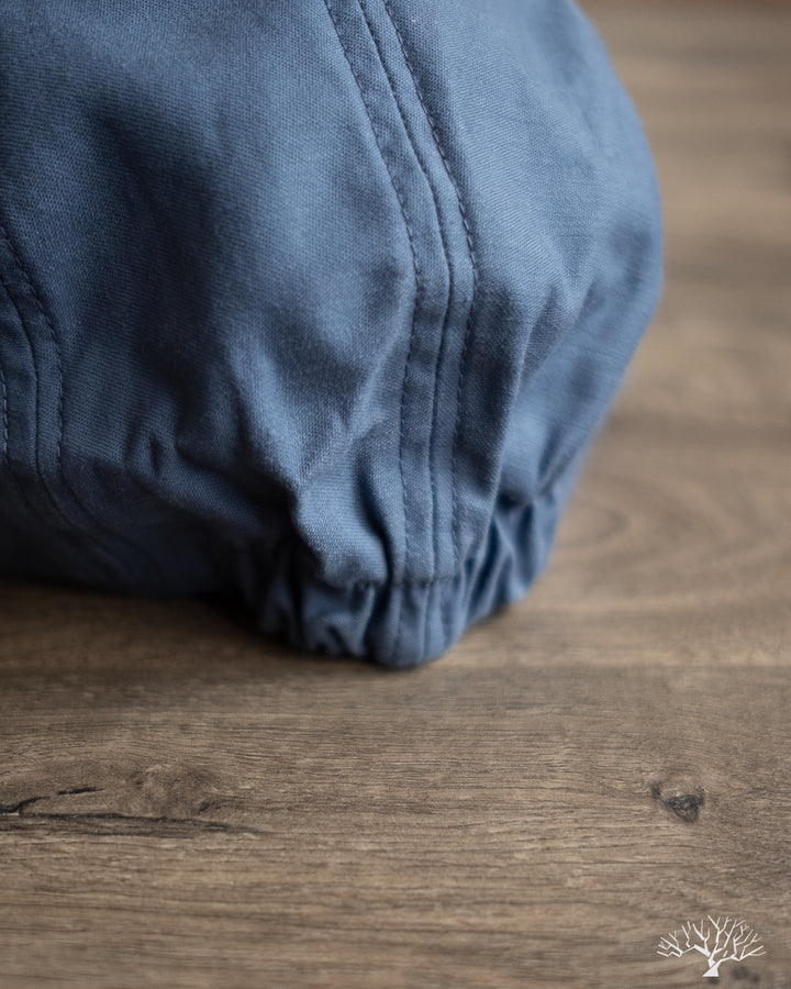 Câbleami - Light Back Satin Soft Bill Cap - Blue x Navy – Withered Fig