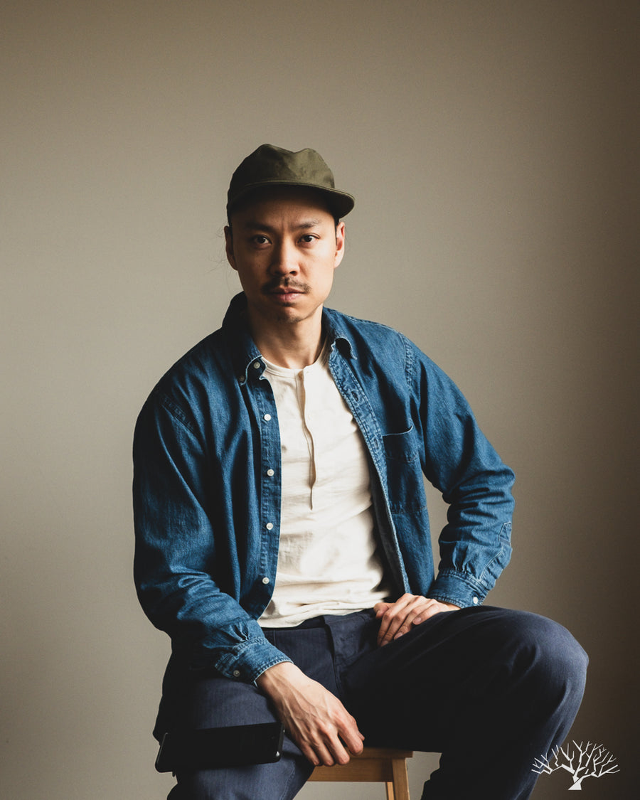 Câbleami - Light Back Satin Soft Bill Cap - Dark Olive – Withered Fig