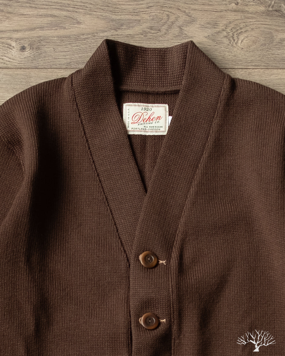 Dehen 1920 - Classic Cardigan - Brown (Modified) – Withered Fig