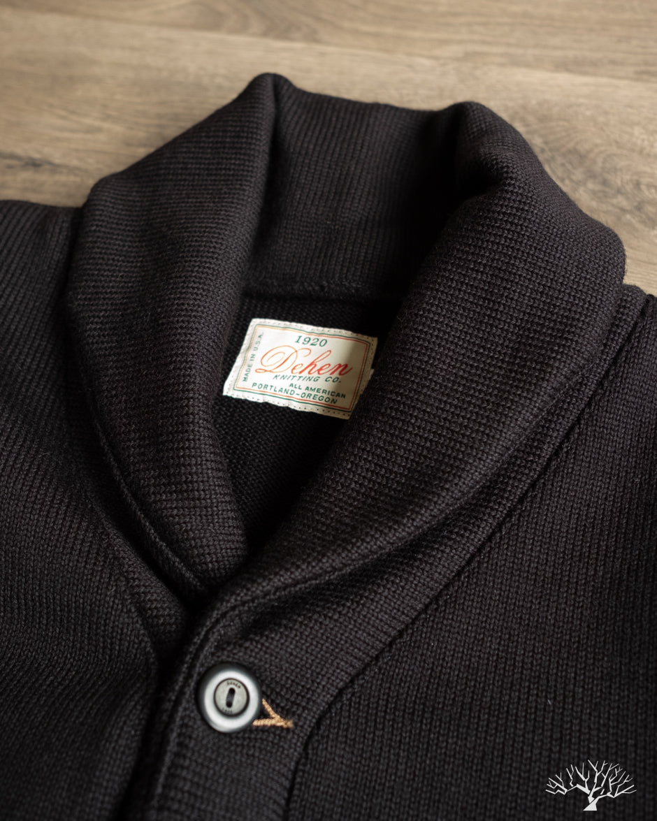 Dehen 1920 - Shawl Sweater Coat 2.0 - Black (Modified) – Withered Fig