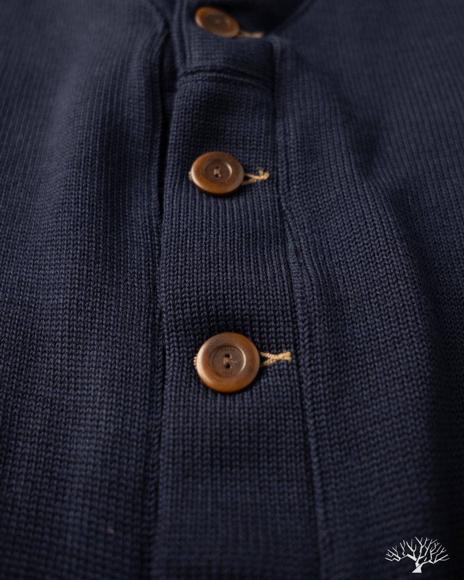 Dehen 1920 - Shawl Sweater Coat 2.0 - Dark Navy (Modified) – Withered Fig