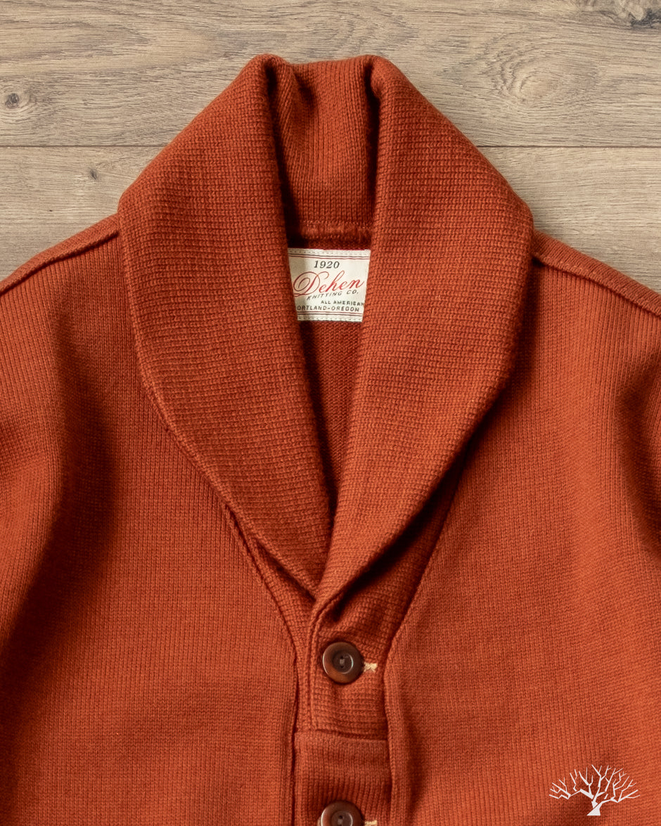 Dehen 1920 - Shawl Sweater Coat 2.0 - Tobacco (Modified) – Withered Fig