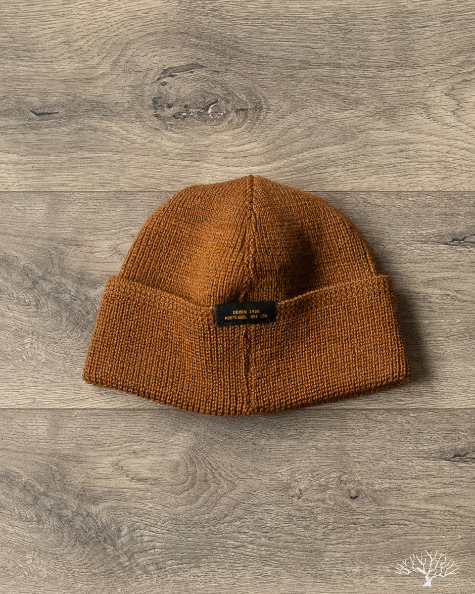 Dehen 1920 - Wool Knit Watch Cap - Whiskey – Withered Fig