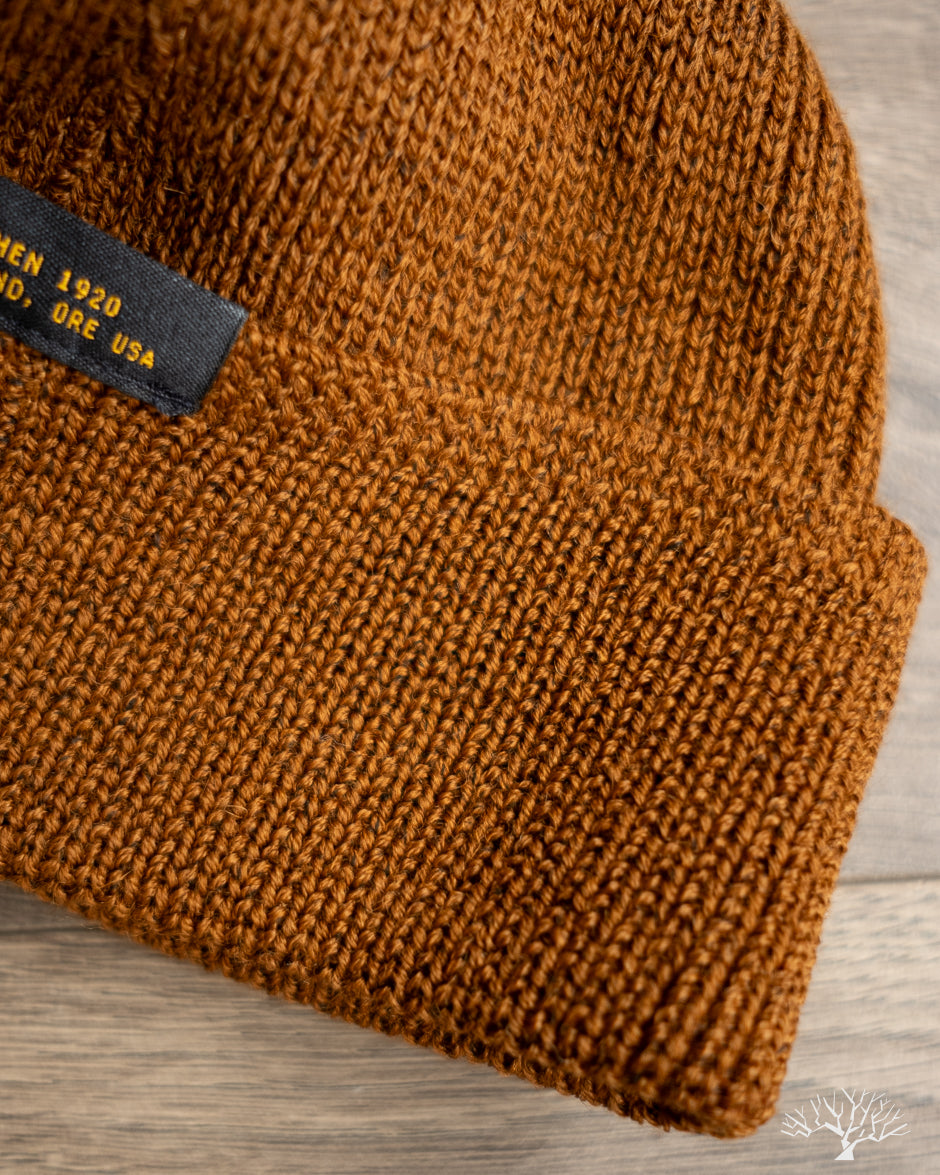 Dehen 1920 - Wool Knit Watch Cap - Whiskey – Withered Fig