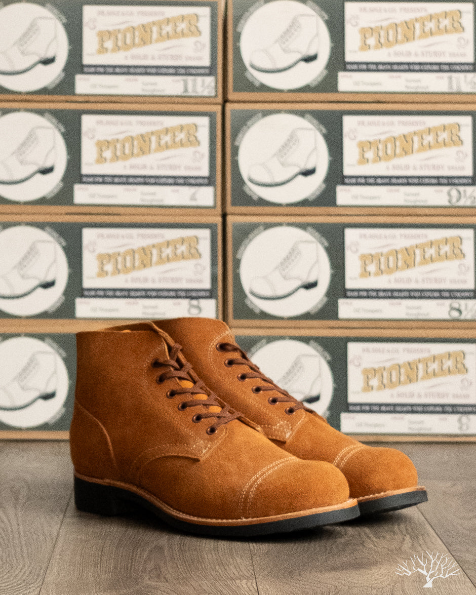 Dr. Sole - OZ Trooper Service Boot - Sunset Roughout – Withered Fig
