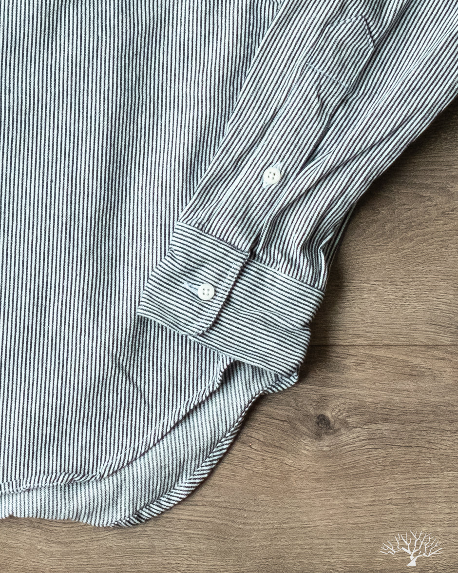 Gitman Vintage - Railroad Stripe Denim Work Shirt – Withered Fig