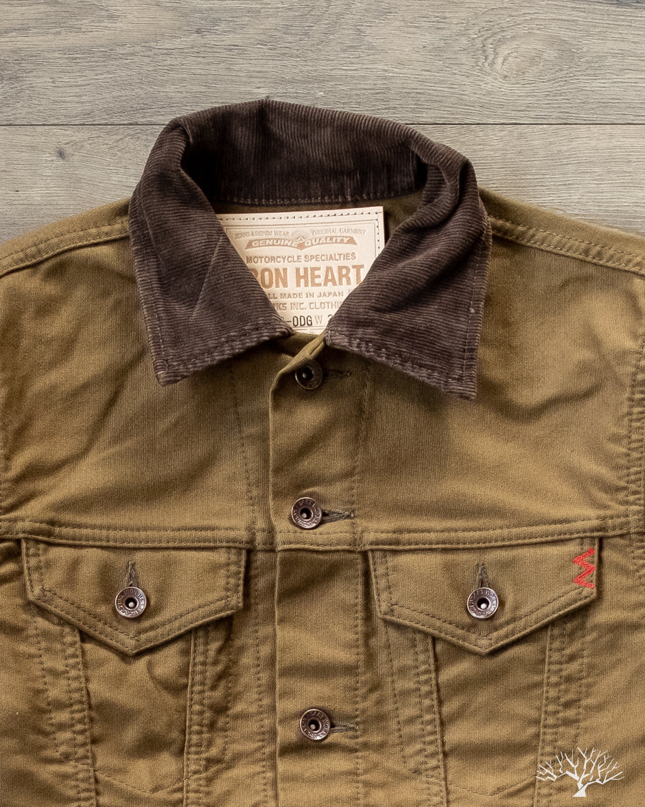 Iron Heart - IH-526-ODG - Whipcord Modified Type III Jacket - Olive ...