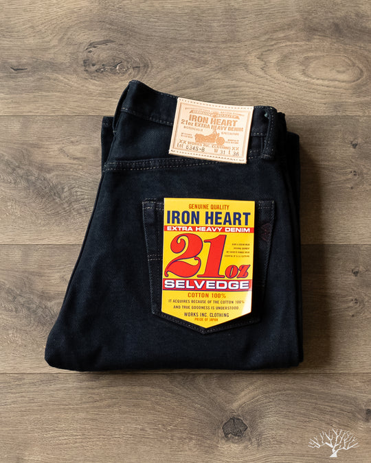 Iron Heart 21oz Denim – Withered Fig