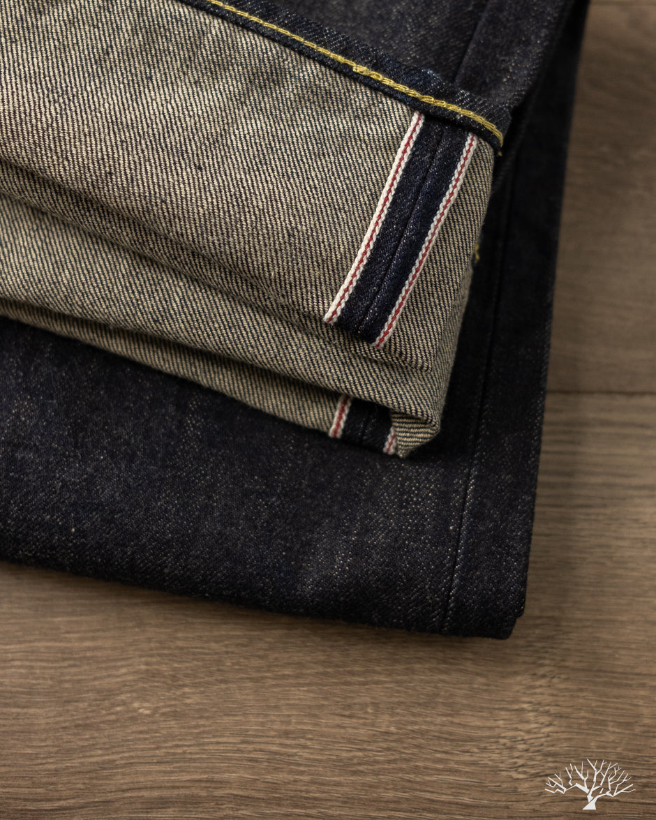 Iron Heart - IH-888N - 17oz Natural Indigo Selvedge High Rise Tapered ...