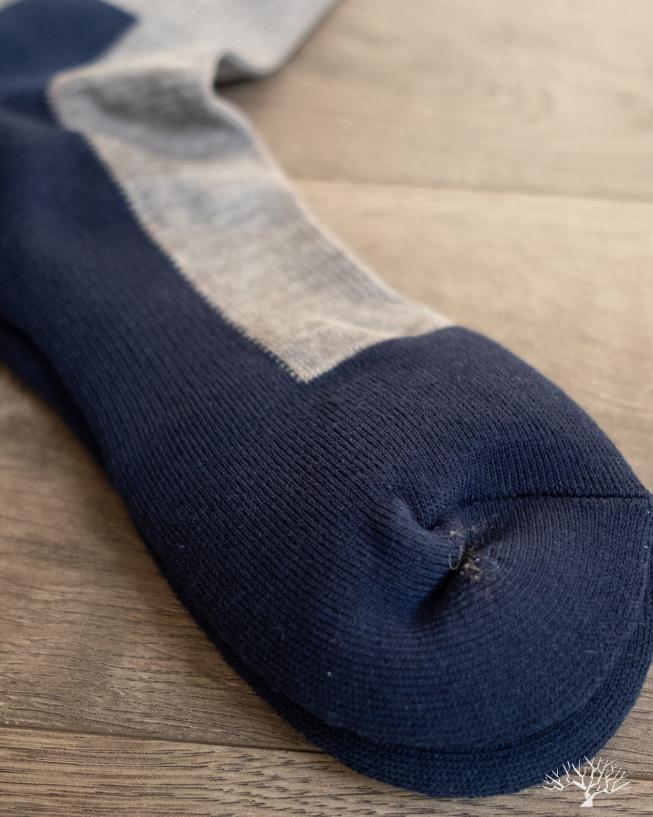 Iron Heart - IHG-030 Work Boot Socks - Grey/Navy – Withered Fig