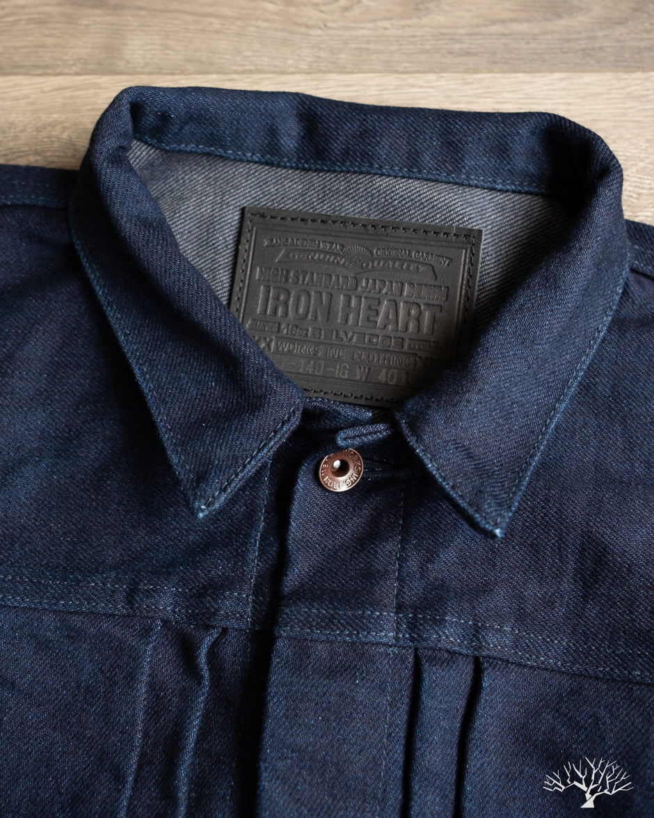 Iron Heart - IHJ-140-IG - 19oz Selvedge Denim Type I Jacket - Indigo ...