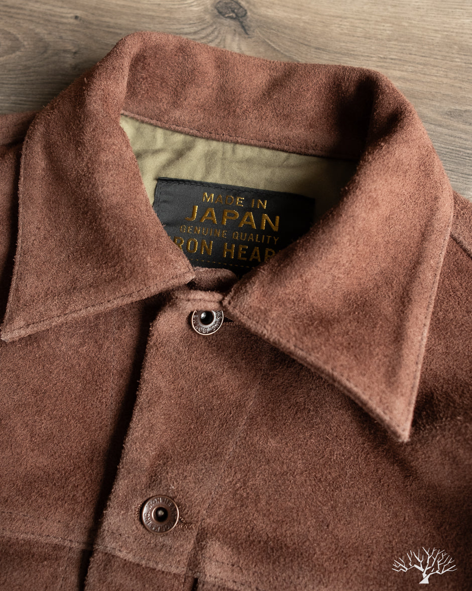 IHJ-49-BRN Split Steer Modified Type III Jacket - Brown – Withered Fig
