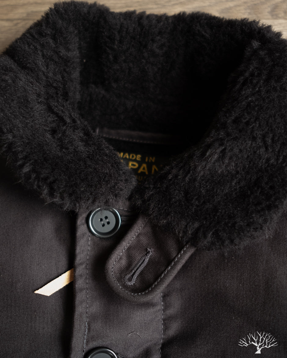 Iron Heart - IHM-35-BLK - Whipcord N1 Deck Jacket - Black / Black ...