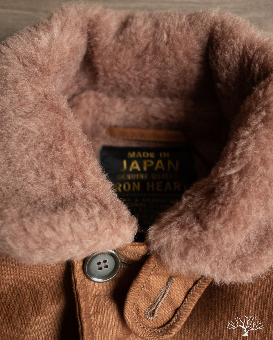 Iron Heart - IHM-35-BRN - Whipcord N1 Deck Jacket - Brown – Withered Fig