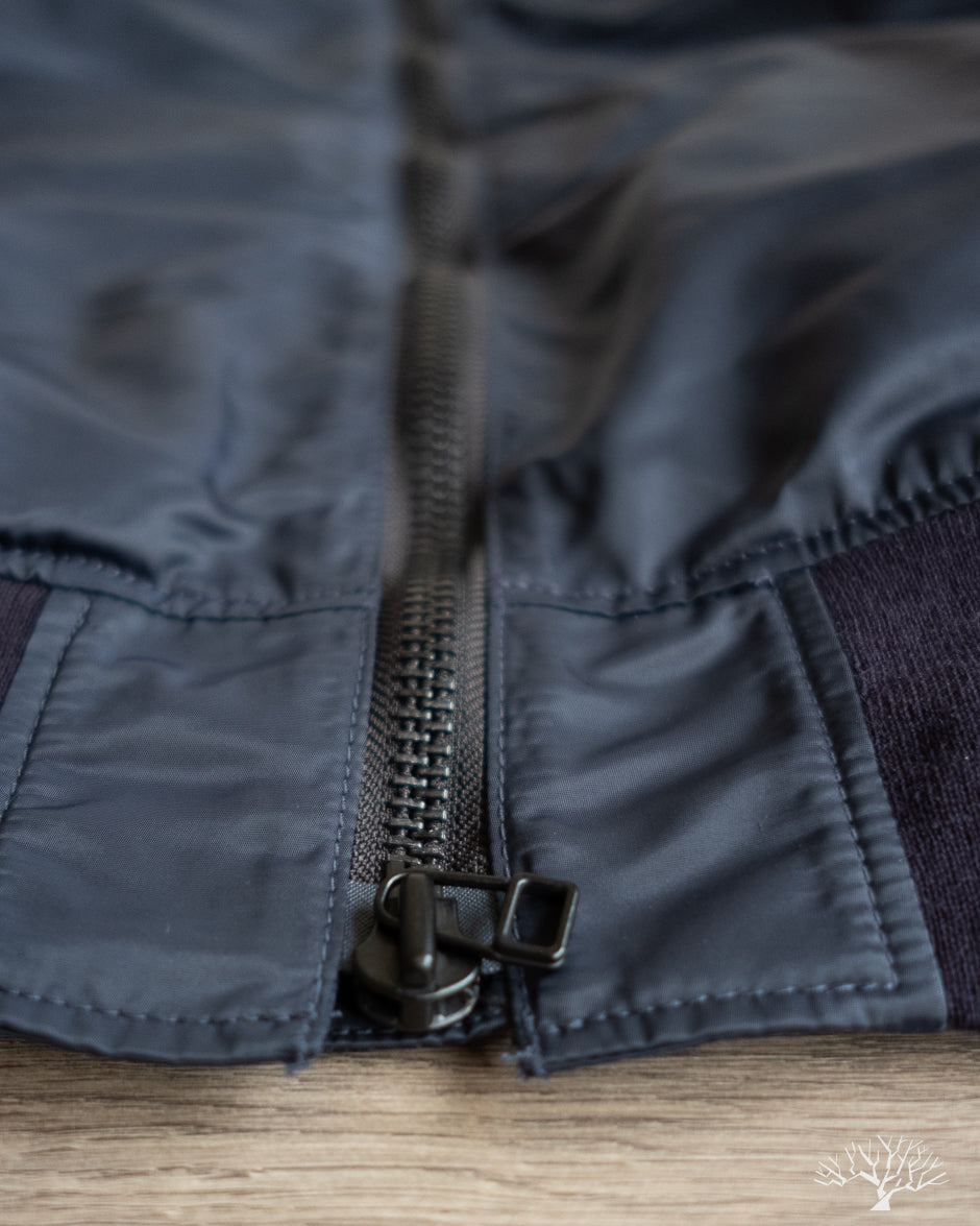 Iron Heart - IHM-43-NAV - Type L-2B Nylon Flight Jacket - Navy Blue ...