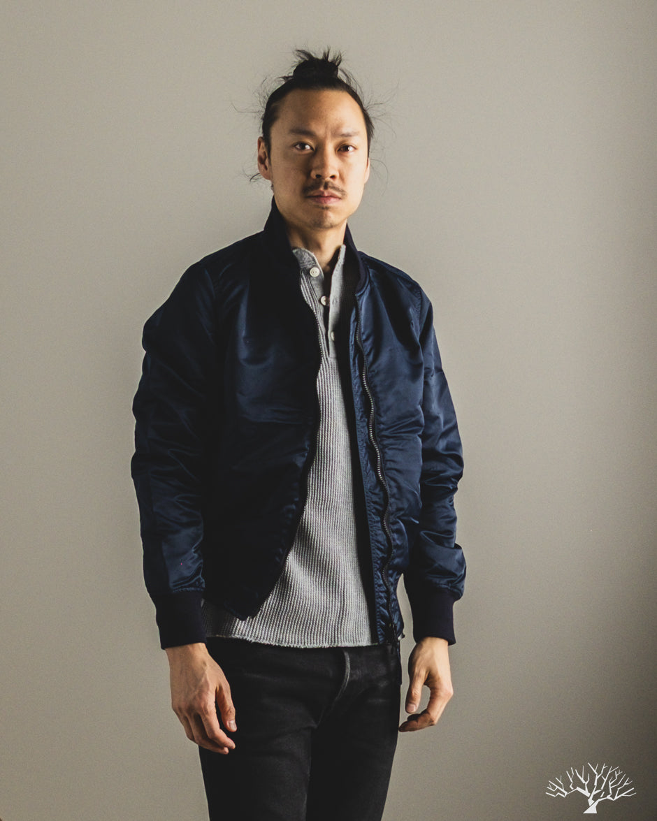 Iron Heart - IHM-50-NAV - 4.8oz Nylon Type L-2B Jacket - Navy ...