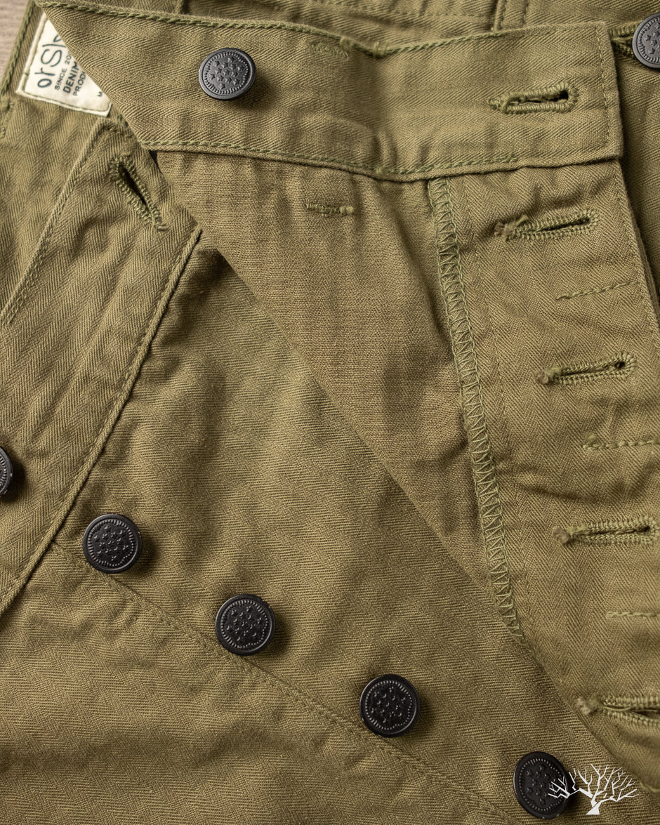 orSlow - U.S. Army 2 Pocket Cargo Shorts - Army Green – Withered Fig
