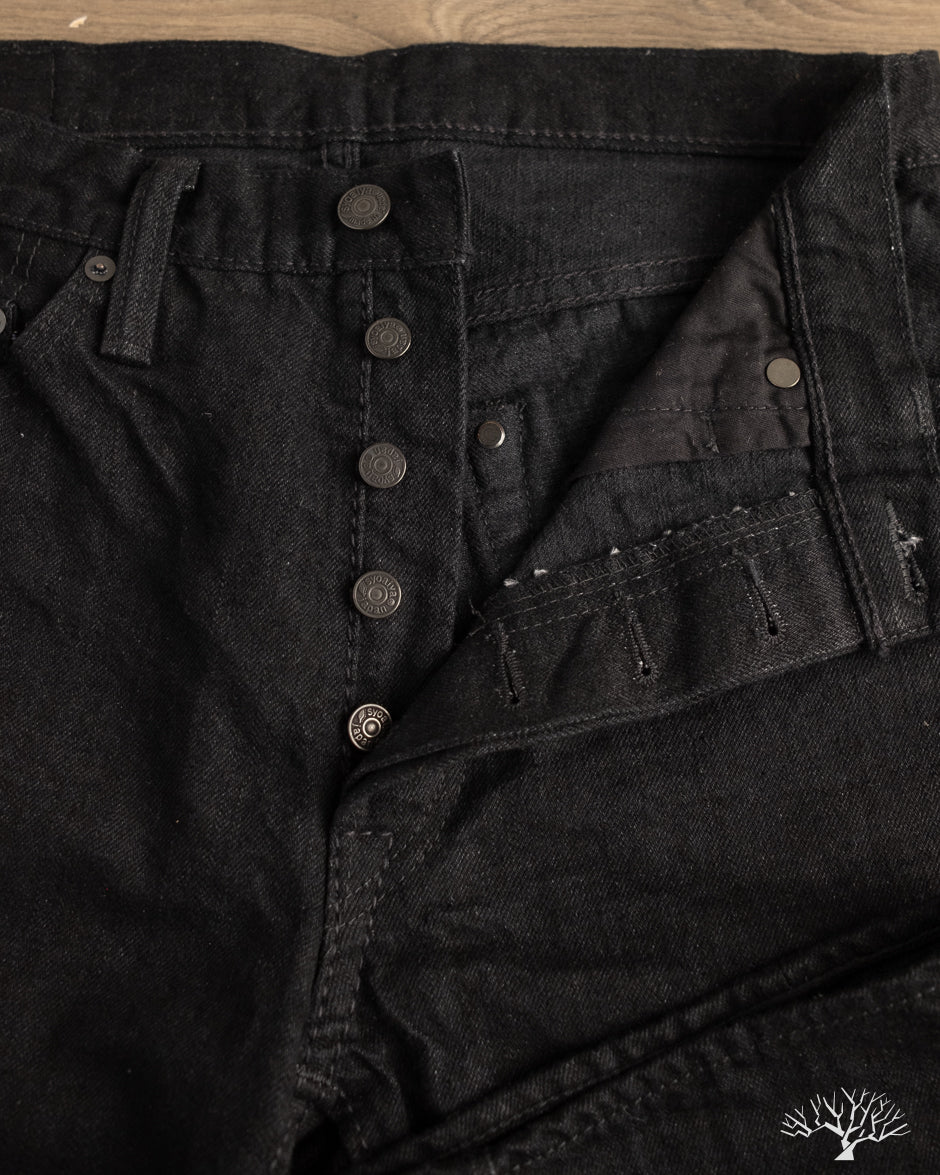 Pure Blue Japan - XX-003-BK 14oz Double Black Regular Straight Selvedge ...