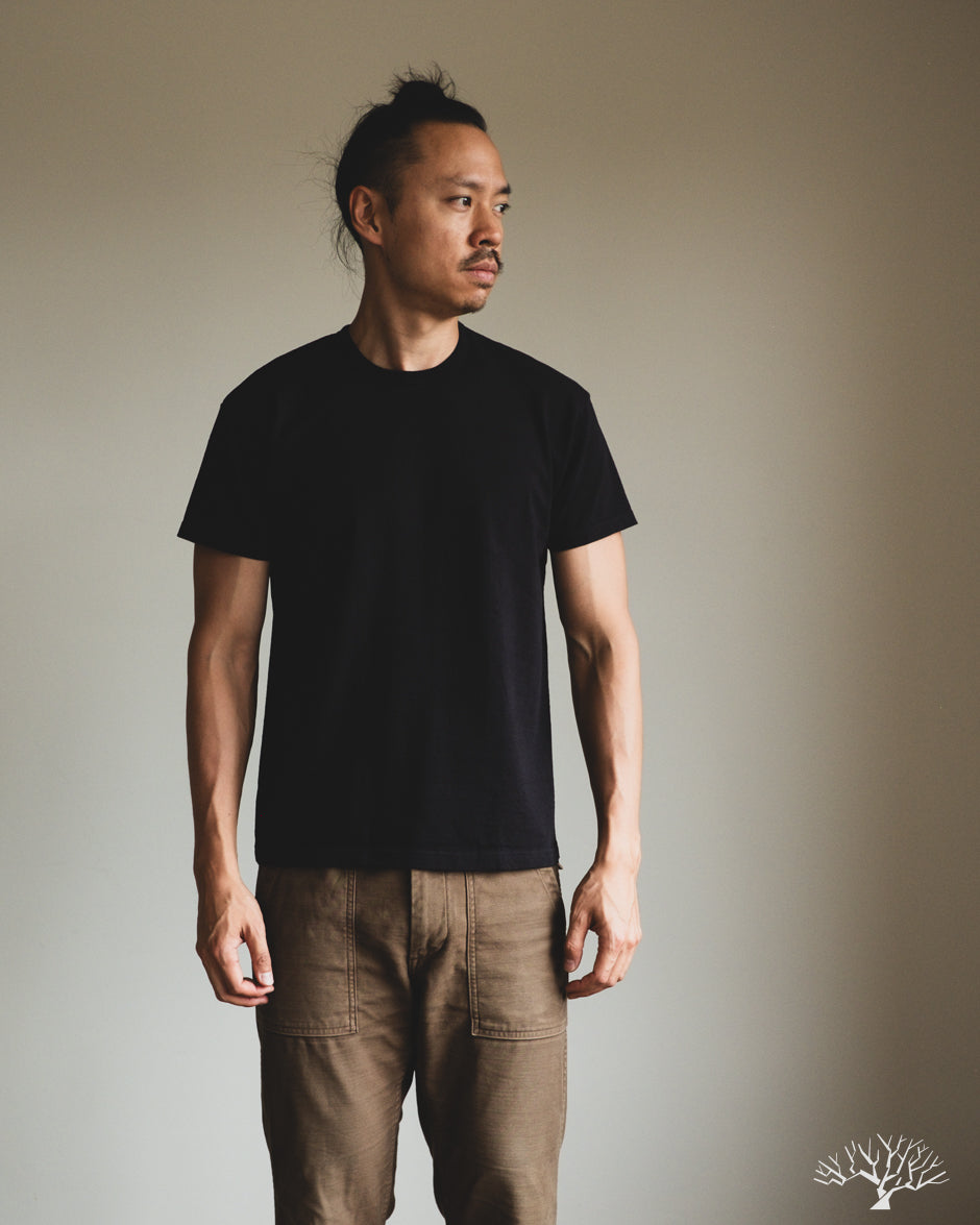 The Rite Stuff - Heavyweight 9oz Loopwheel Tee - Black – Withered Fig