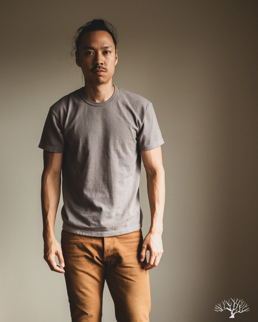 The Rite Stuff - Heavyweight 9oz Loopwheel Tee - Grey – Withered Fig
