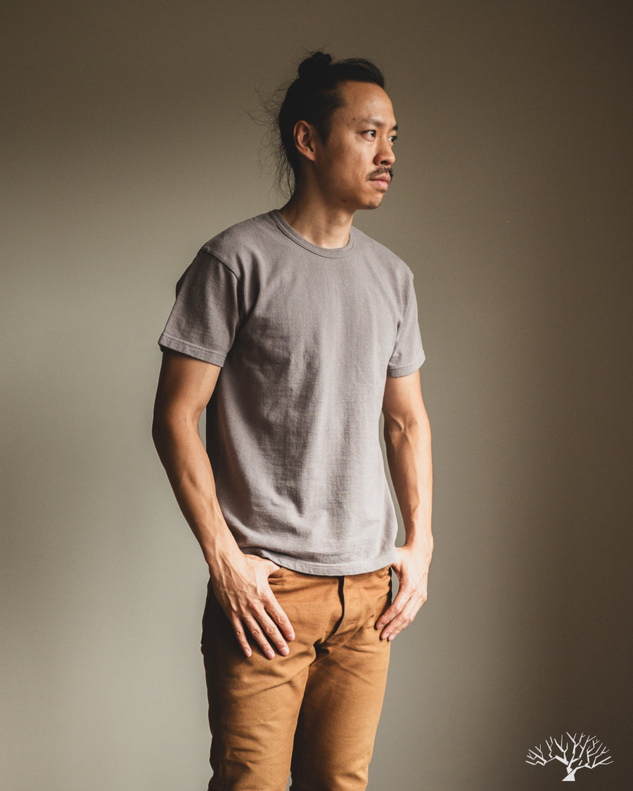 The Rite Stuff - Heavyweight 9oz Loopwheel Tee - Grey – Withered Fig