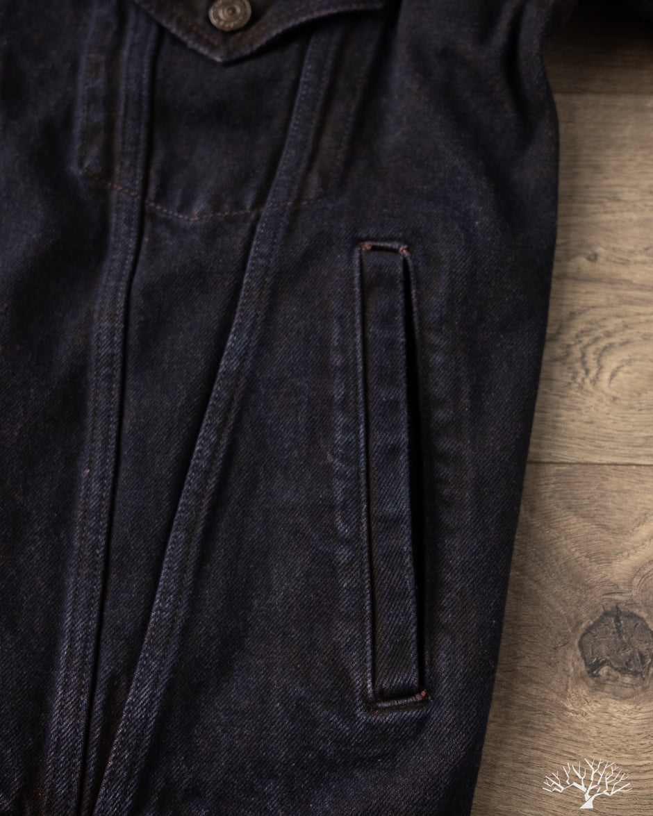 Studio d'Artisan - Bengala-Dyed Type III Denim Jacket – Withered Fig