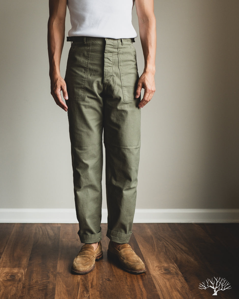 TCB - 50's Baker Pants - Olive – Withered Fig