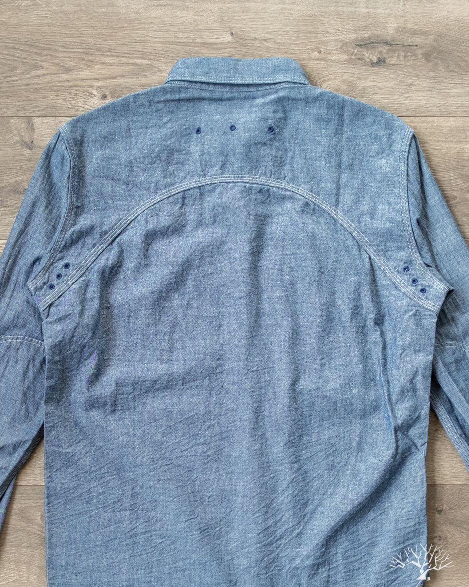 The Rite Stuff - Heracles Work Shirt - 5oz Chambray – Withered Fig