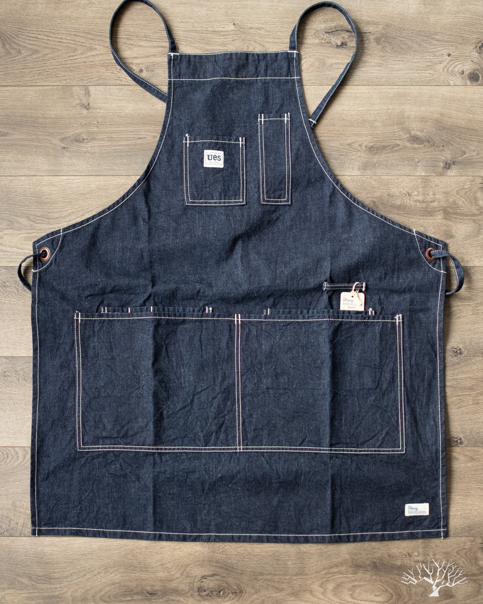 UES - 9oz Apron - Denim – Withered Fig