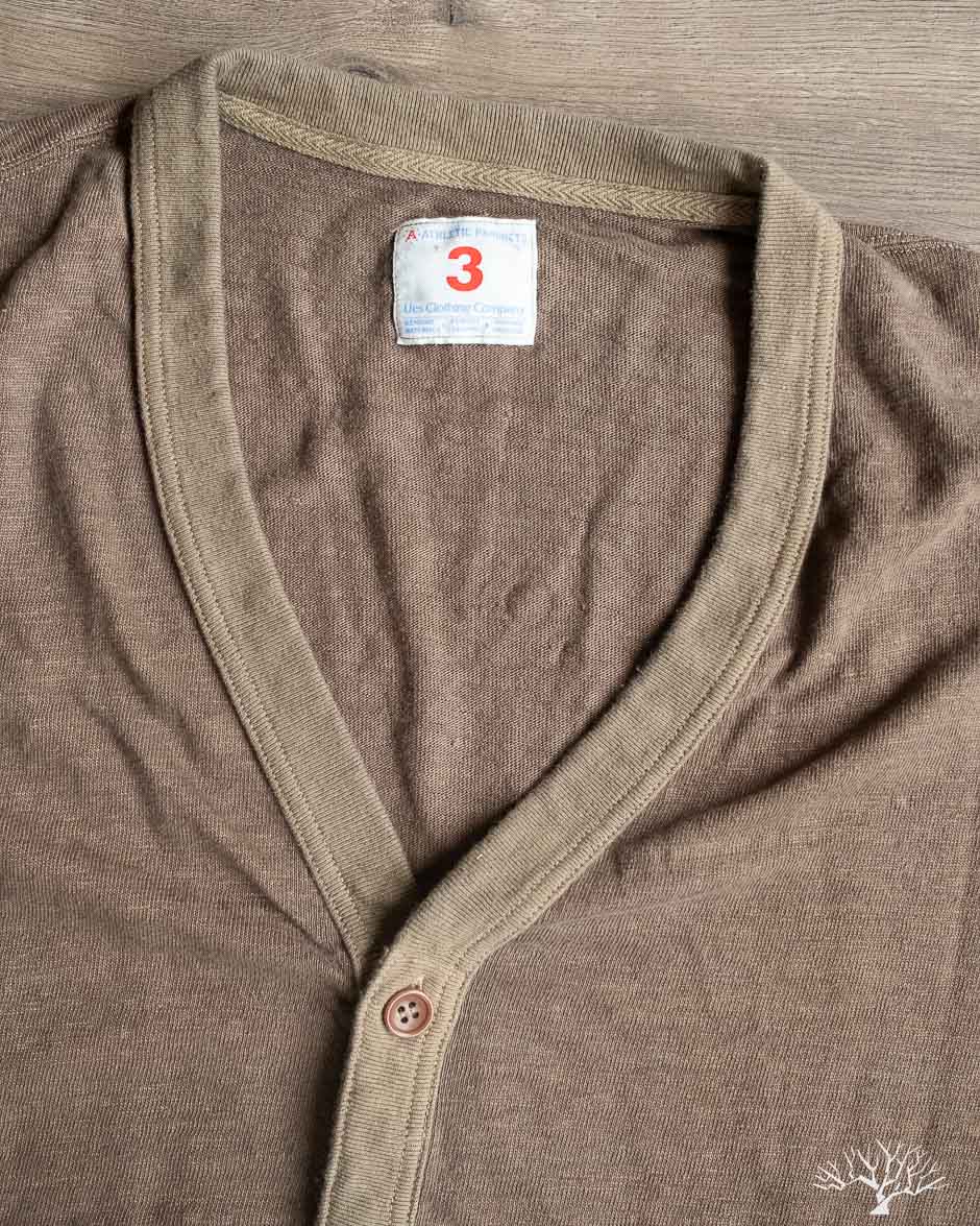 UES - Linen Summer Cardigan - Olive – Withered Fig