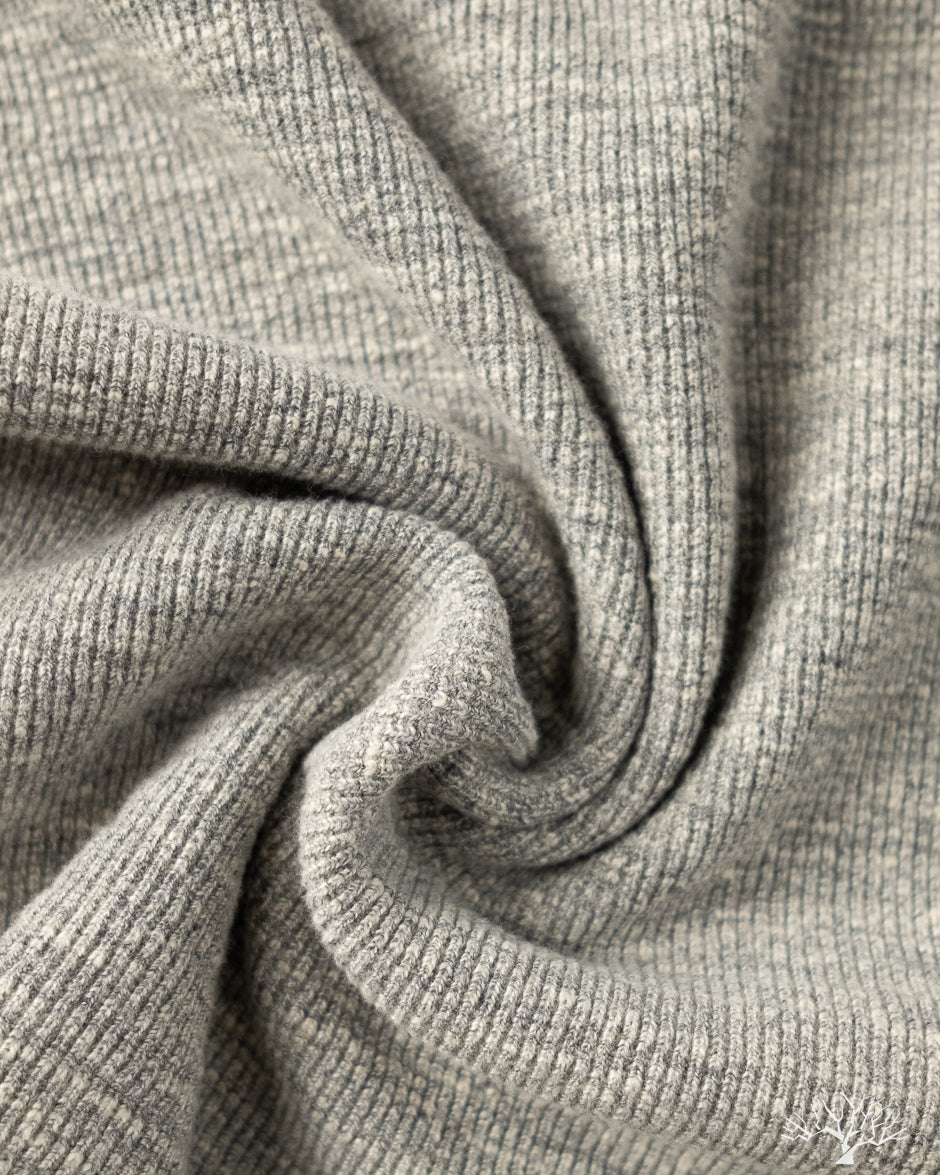 UES - Single Rib Knit V-Gusset Long Sleeve T-Shirt - Gray – Withered Fig