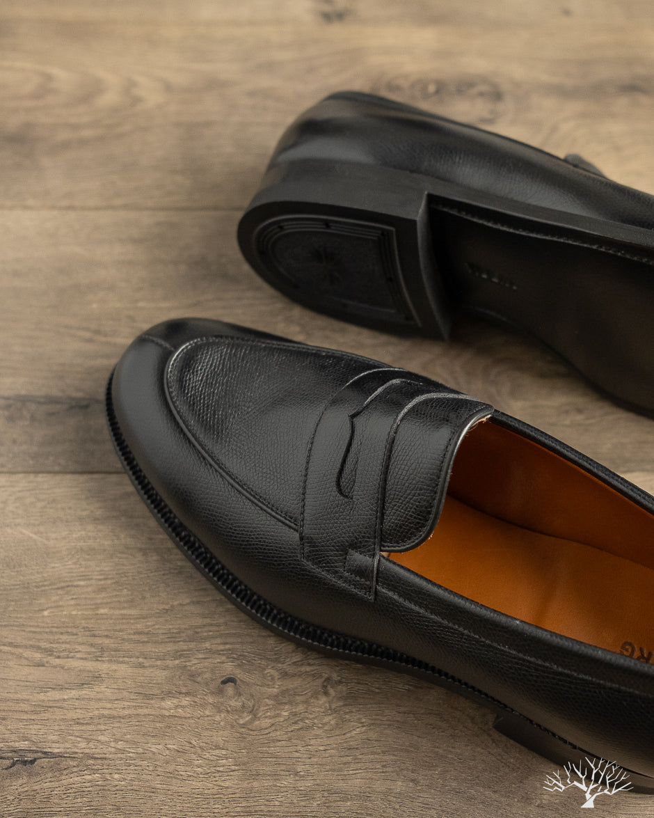 Viberg - Bristol Loafer - Black Alpine Calf - 1905 – Withered Fig