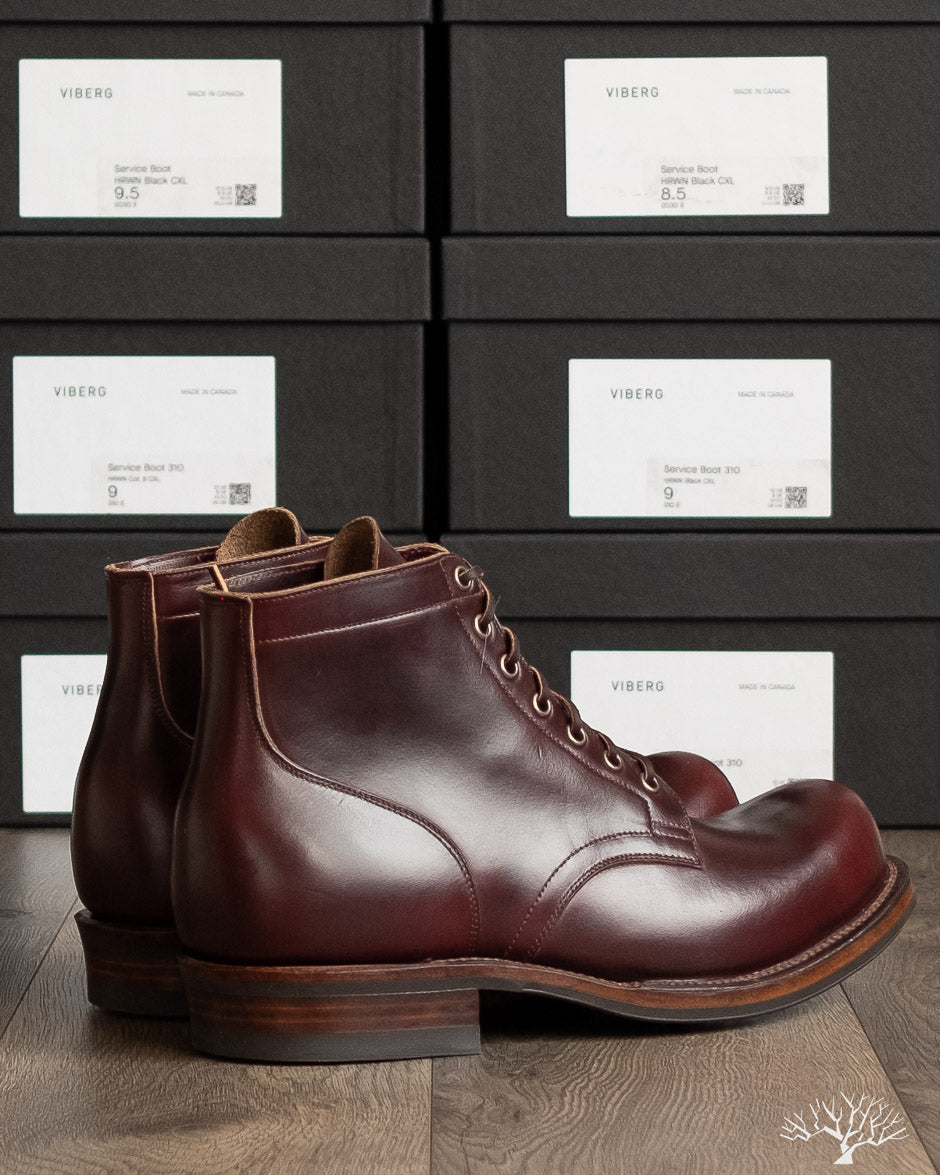 Viberg - Service Boot - Brown Chromexcel - Dainite - 310 – Withered Fig