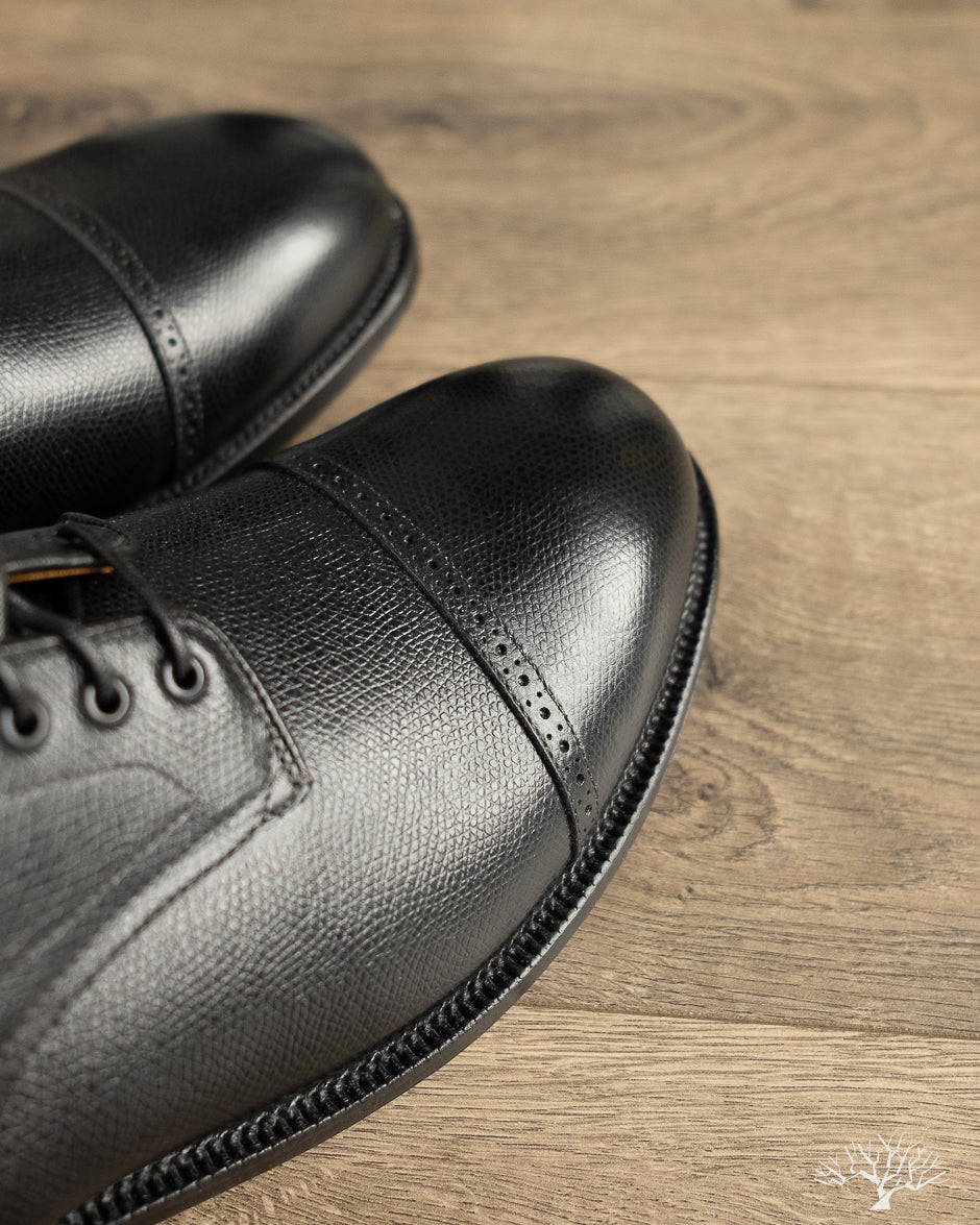 Viberg - Navvy Boot - BCT Black Alpine Calf - Cantilever – Withered Fig