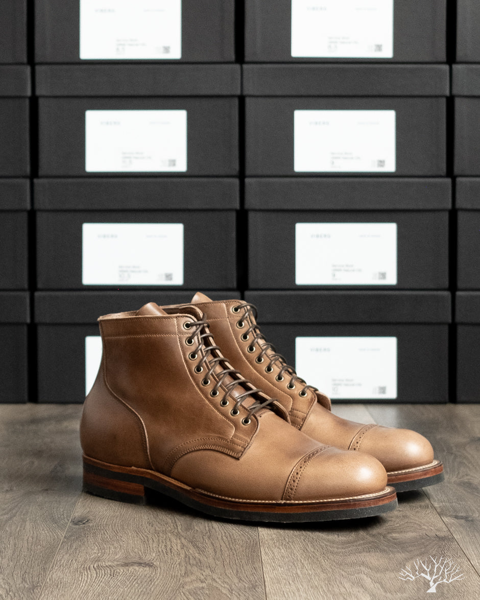 Viberg - Service Boot - Natural Chromexcel - 2030 – Withered Fig