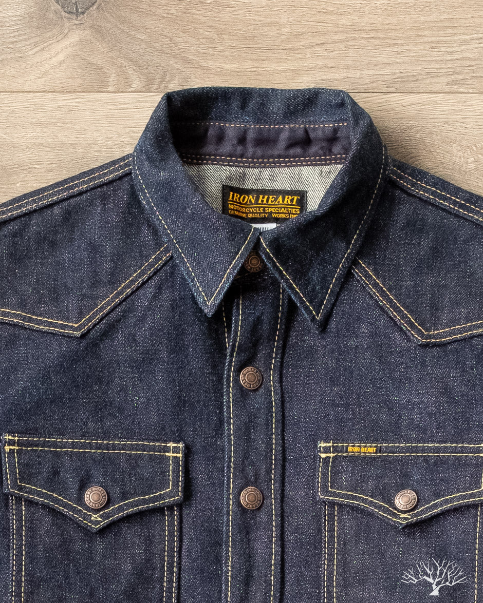Iron Heart - IHSH-292-IND - 18oz Vintage Selvedge Denim CPO Shirt ...