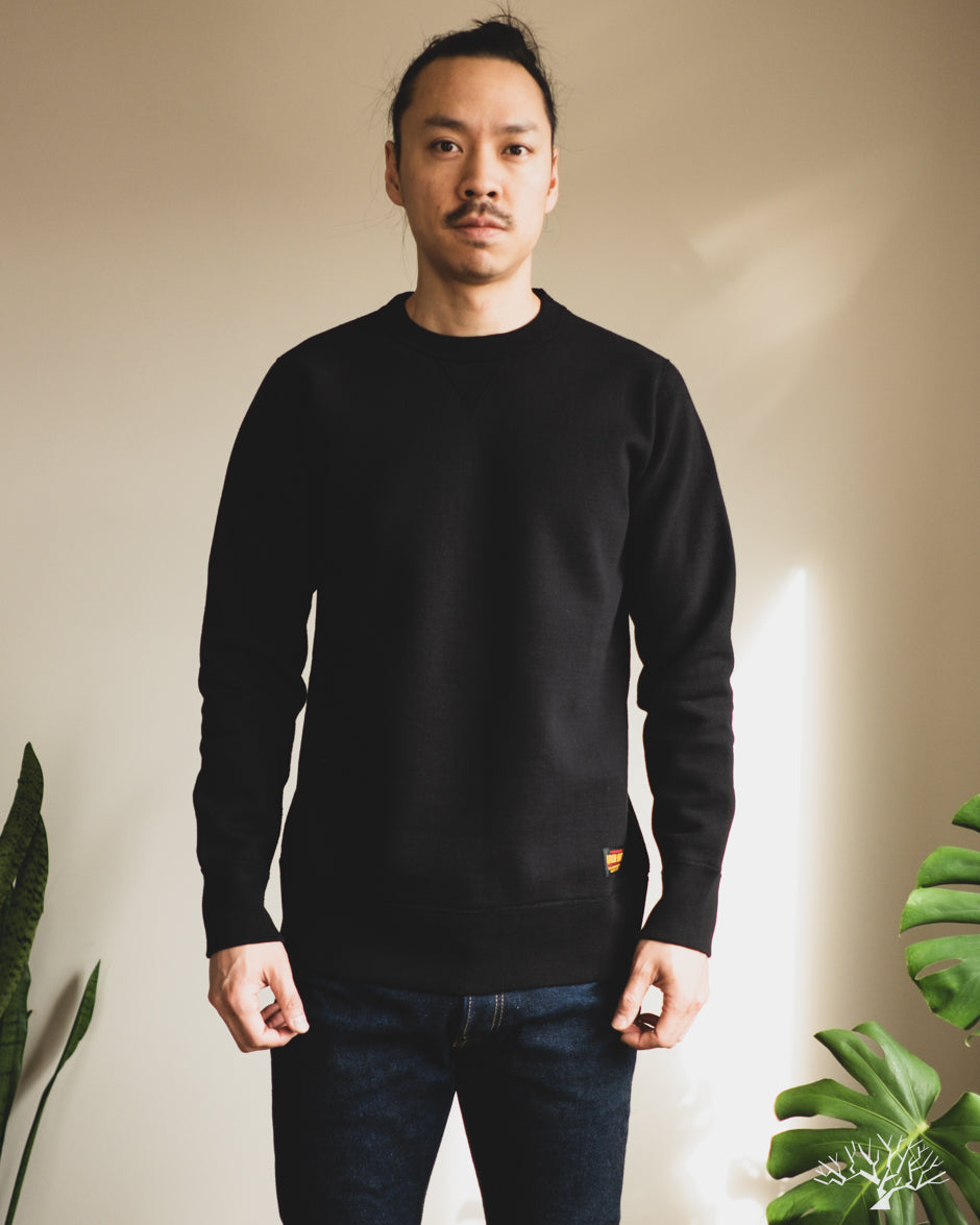 Iron Heart - IHSW-69L-BLK - 14oz Ultra Heavyweight Loopwheel Sweatshirt ...